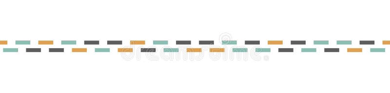 Lines Pattern Border Design. Vector Illustration Decorative Design ...