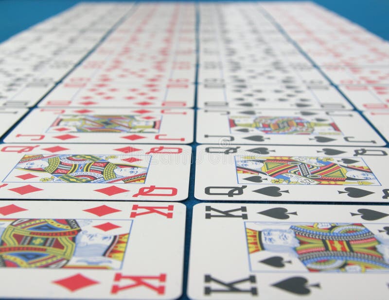 Lines Of Pokercards Picture. Image: 5119487