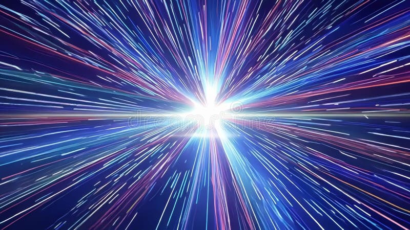 Lines of Radiant Energy Converging and Diverging in a Mesmerizing ...