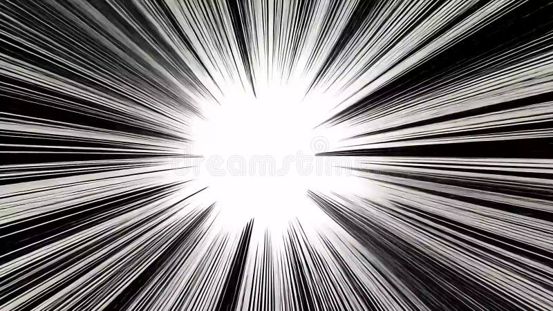 Lines Radiating from a Bright Center, Creating a Dynamic, Abstract ...