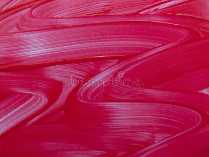 Lines of Red Paint, with the Effect of Volume Stock Photo - Image of ...
