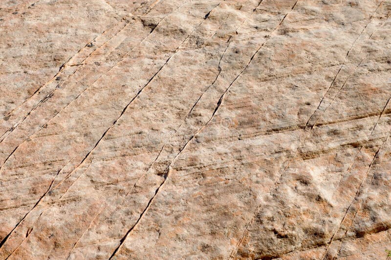 Lines in Red Sandstone Rock Stock Image - Image of outdoors, scratches ...