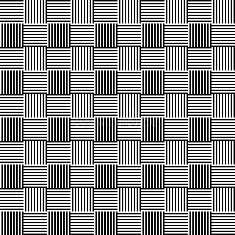 Lines Repeatable Geometric Pattern Mosaic of Lined Squares Stock Vector ...