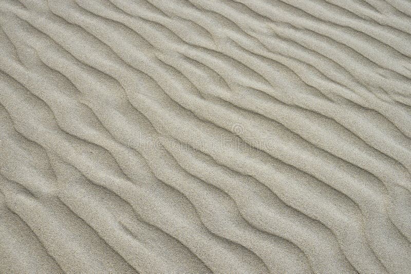 Lines in the Sand of a Beach Stock Image - Image of barren, light: 95800405