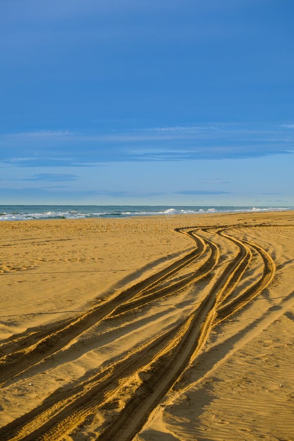 Lines In The Sand Of A Beach Stock Image - Image of dune, golden: 152729441