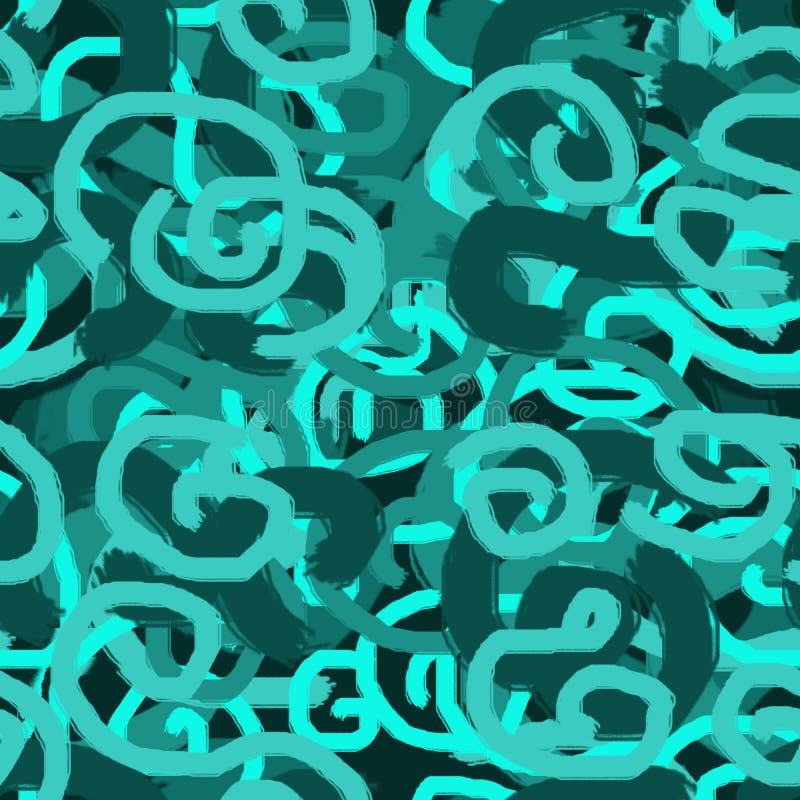 Squiggly Lines Pattern Green Stock Illustrations – 104 Squiggly Lines ...