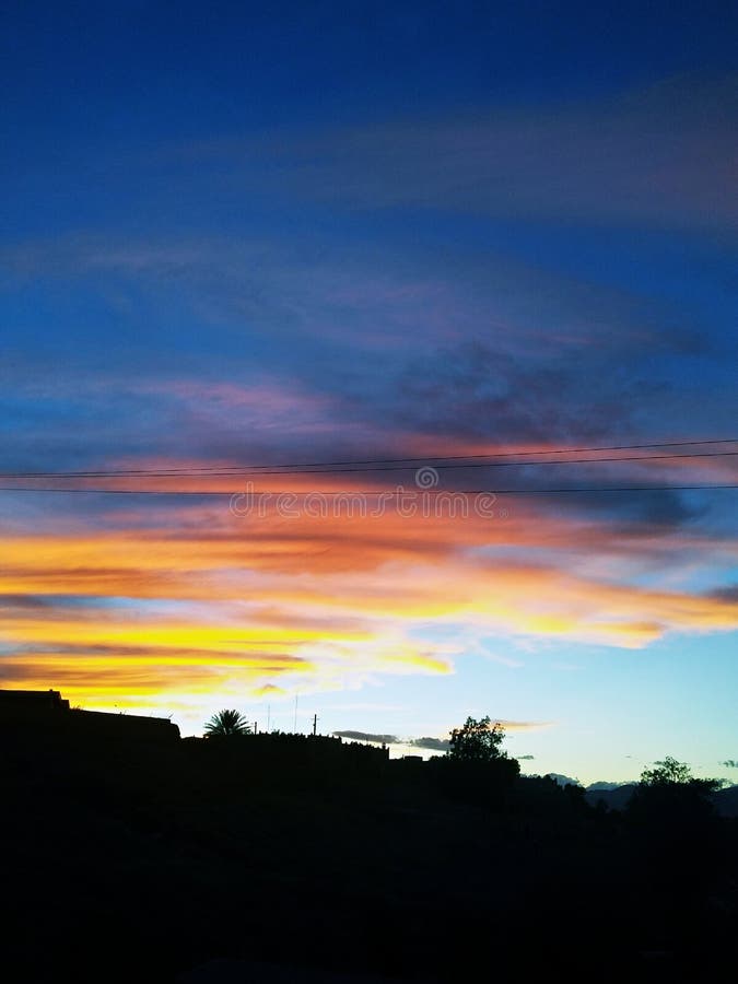 Lines in the sky stock image. Image of lines, sunset - 63025975