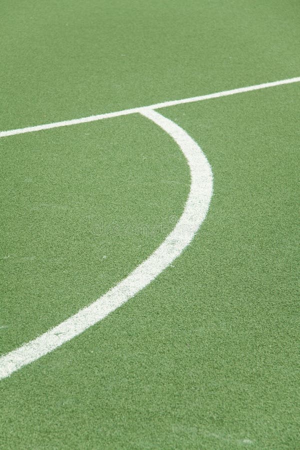 Lines on a soccer field stock photo. Image of minimalism - 141468218