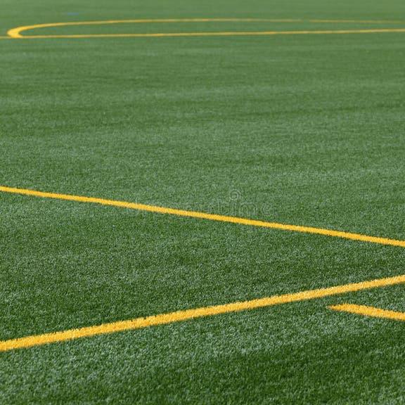 Lines on soccer pitch stock photo. Image of markings - 15125296