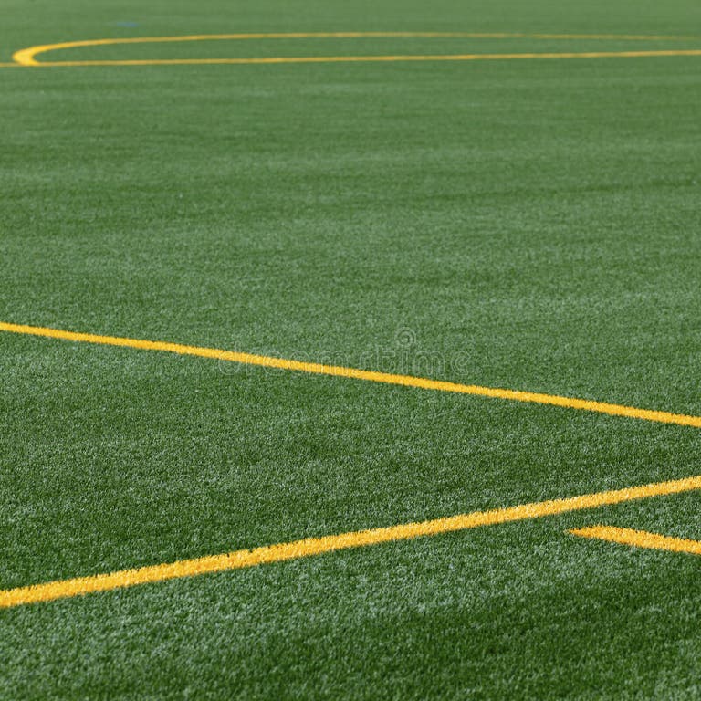 Lines on soccer pitch stock photo. Image of markings - 15125296