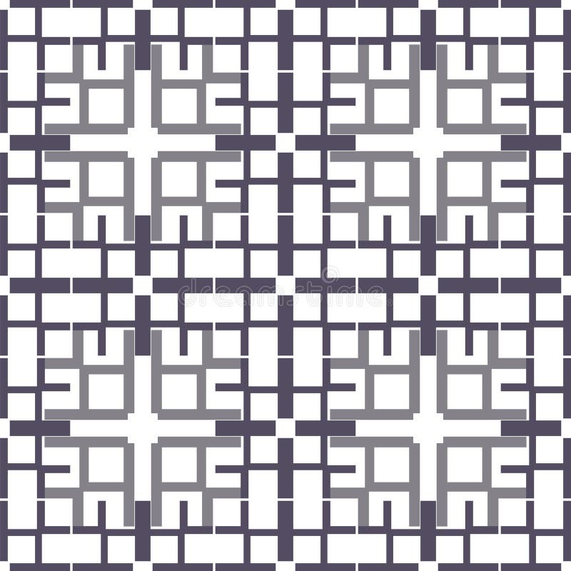 Lines Squares Seamless Pattern Stock Vector - Illustration of ...