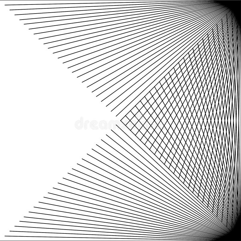Lines, Stripes Abstract Geometric Pattern, Texture Element Stock Vector ...