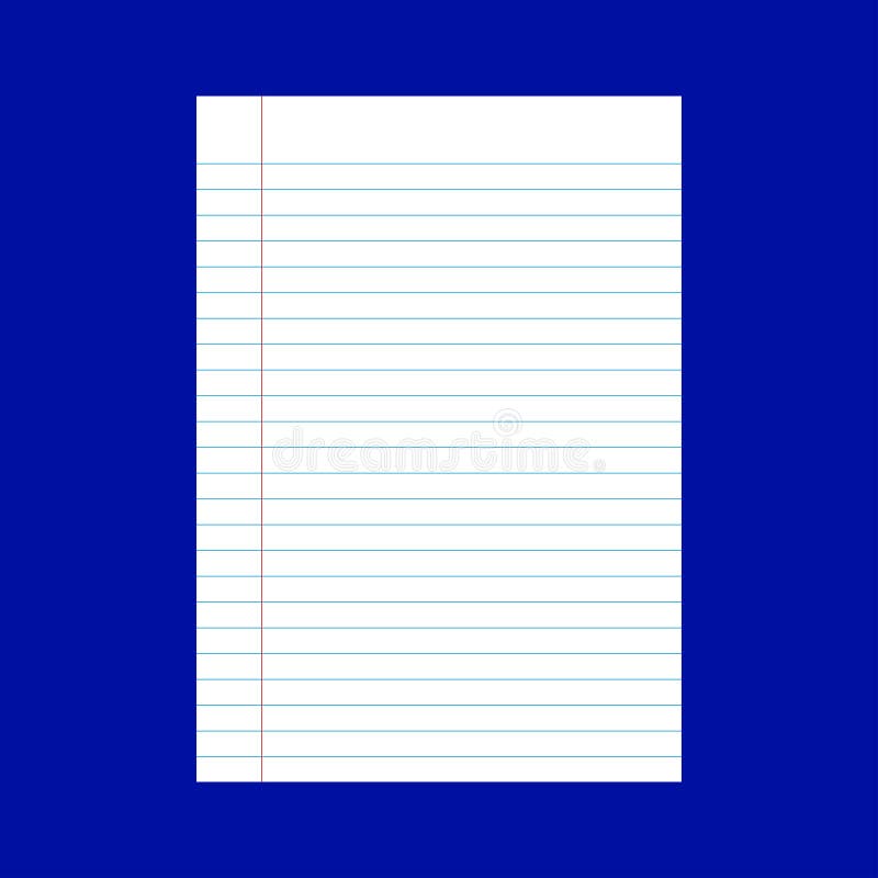 Lines or Stripes Notebook Paper, Spiral Notepad, Abstract Striped ...