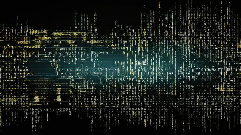 Lines Technology Data Pattern Stock Illustration - Illustration of language, pattern: 319407185