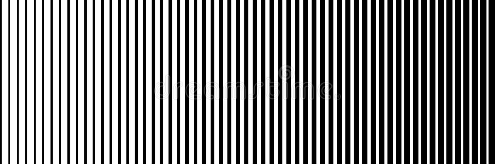 Stripes.Lines from Thin To Thick.straight, Parallel Vertical. Stock ...