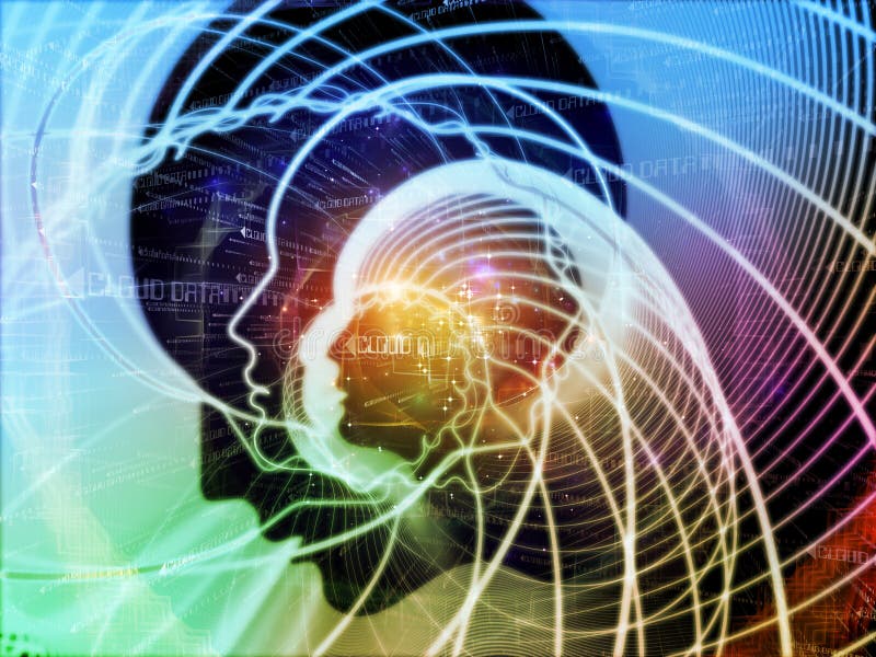 Lines of Thought stock illustration. Illustration of thought - 196086185