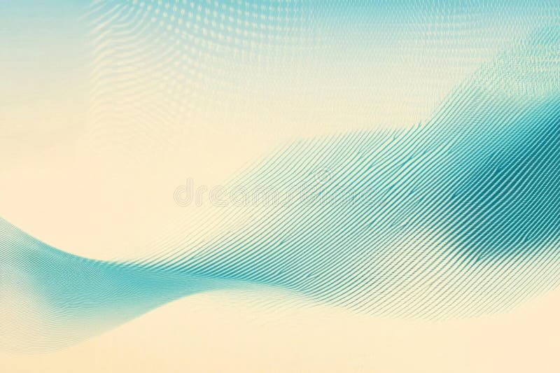 Lines Wave Softly with Soothing Color Palette and Pattern Design Stock ...