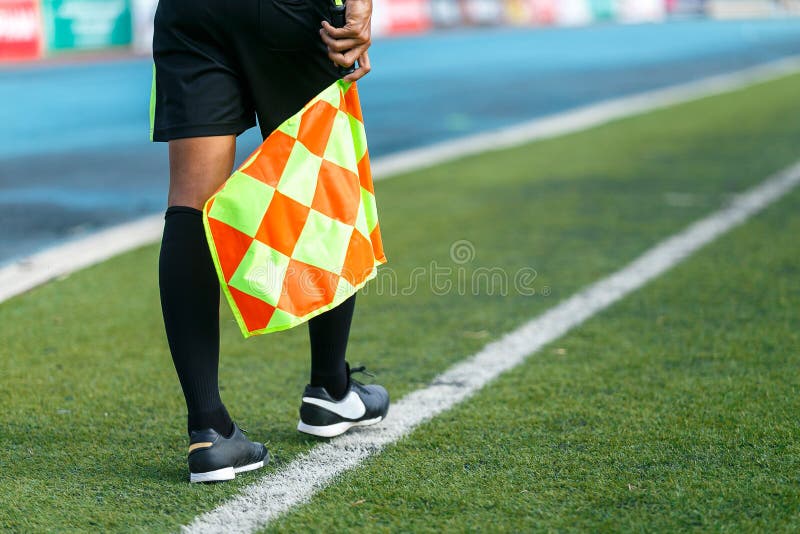 Linesman. stock photo. Image of competition, stadium - 90354540