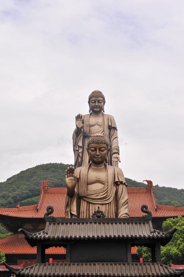 Lingshan Giant Buddha in Wuxi, China Stock Image - Image of wuxi ...