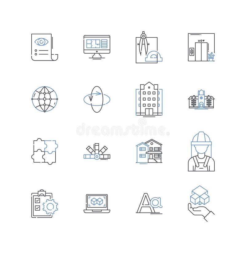 Linguistics Language Line Icons Collection. Syntax, Semantics, Phtics ...