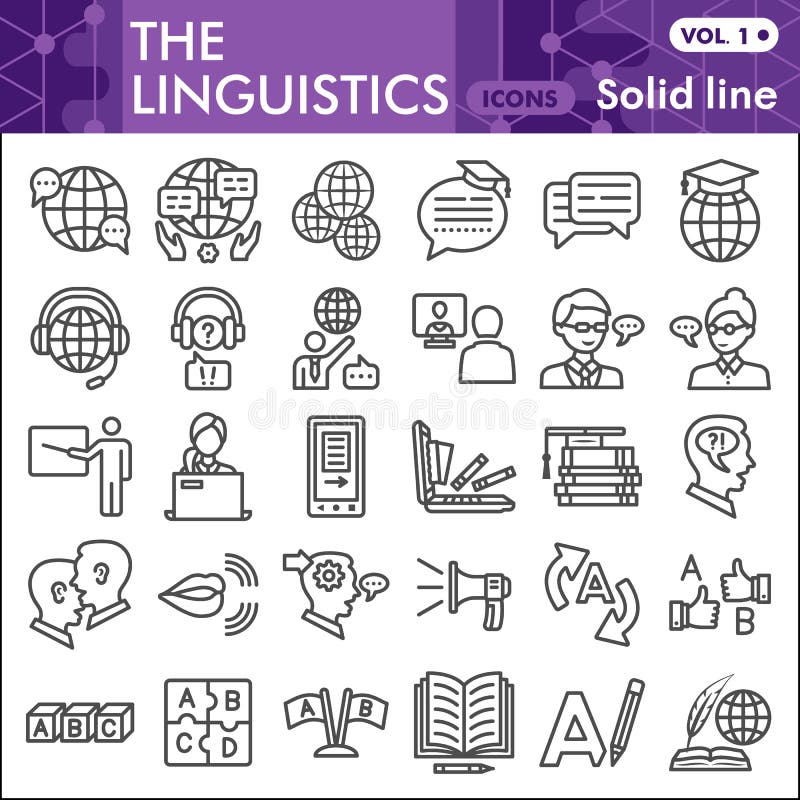 Linguistics Symbols Stock Illustrations – 293 Linguistics Symbols Stock ...