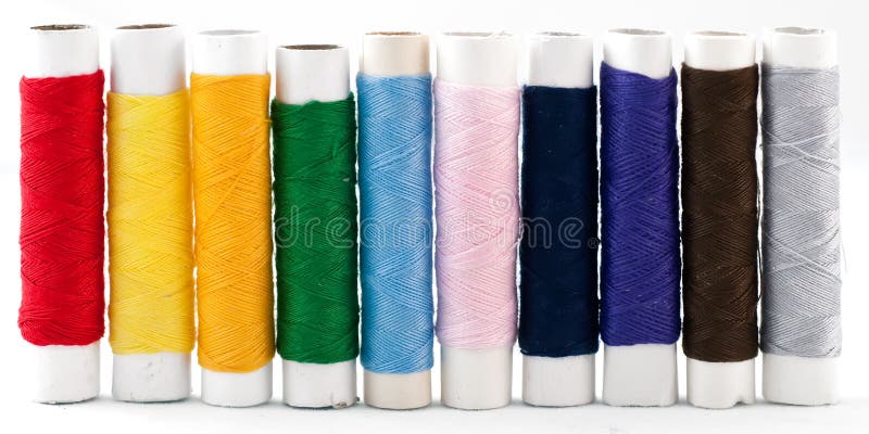 Linha Colorida No Fundo Branco Foto de Stock - Imagem de ponto ...