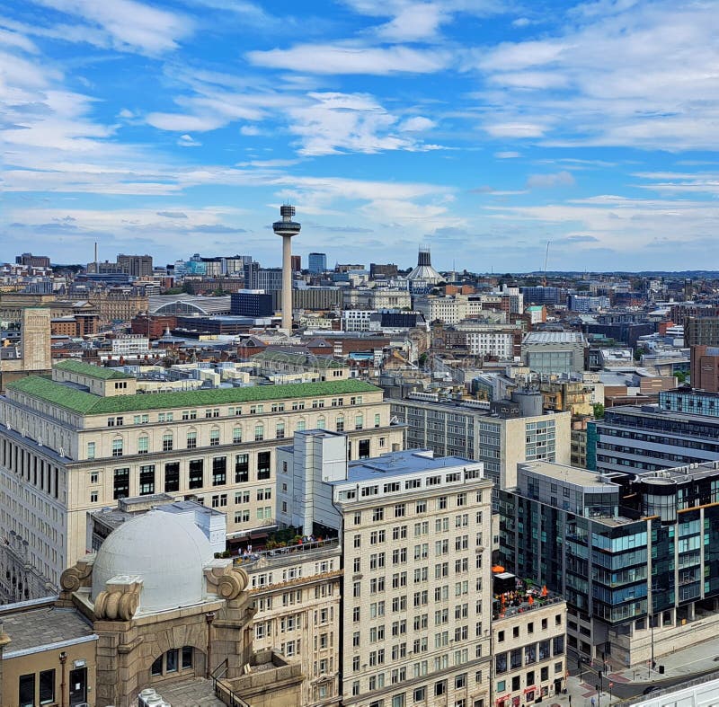 Linha Do Centro Da Cidade De Liverpool Foto Editorial - Imagem de ...