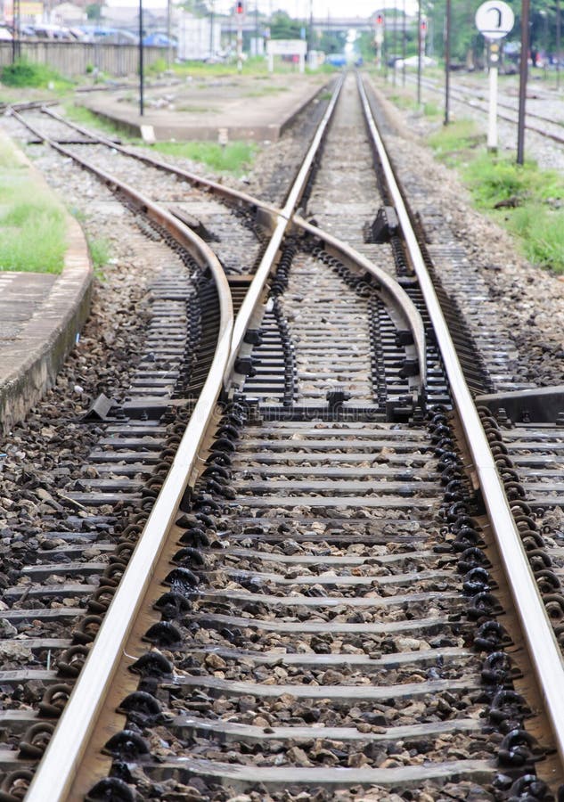 Linha do Sidetrack foto de stock. Imagem de cascalho - 28571468