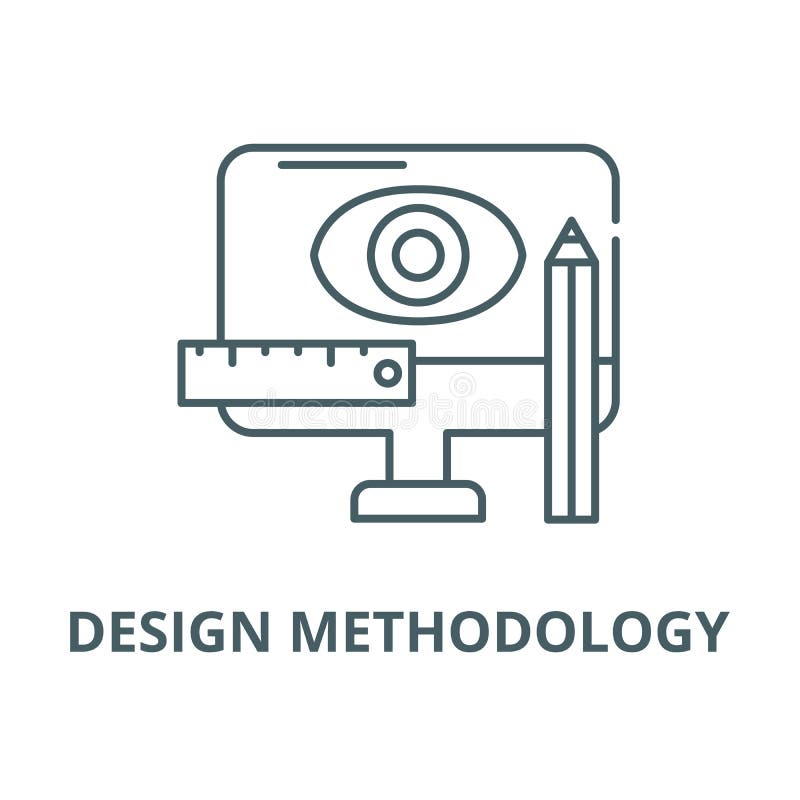 Linha ?cone Da Metodologia Sinal Do Processo De Desenvolvimento Vetor ... Linha ?cone Da Metodologia Sinal Do Processo De Desenvolvimento Vetor ...