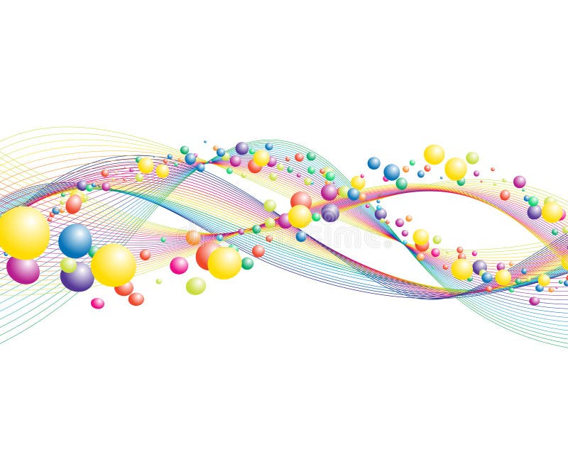 Linhas coloridas ilustração do vetor. Ilustração de fresco - 10853937