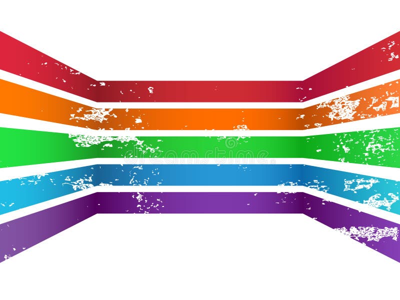 Linhas coloridas ilustração do vetor. Ilustração de fita - 26029737