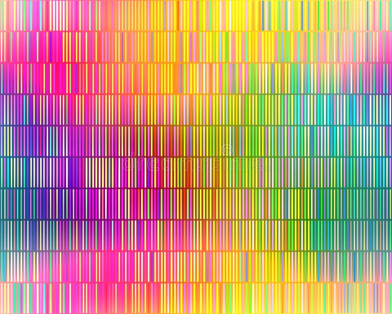 Linhas Coloridas Teste Padrão Ilustração Stock - Ilustração de creativo ...