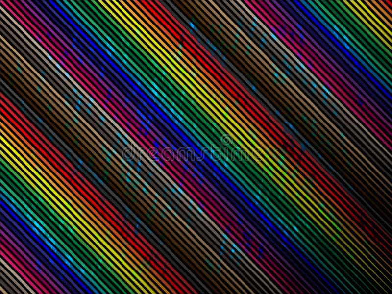 Linhas de cor ilustração stock. Ilustração de estrutura - 13274935
