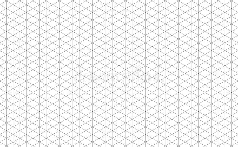 Vetor Isométrico Da Paisagem Do Papel A4 Da Grade Ilustração do Vetor ...