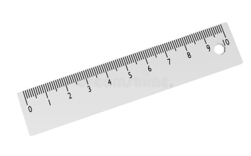 Belägga Med Metall Att Mäta Linjaler I Cm, Tum, Den Kombinerade ...