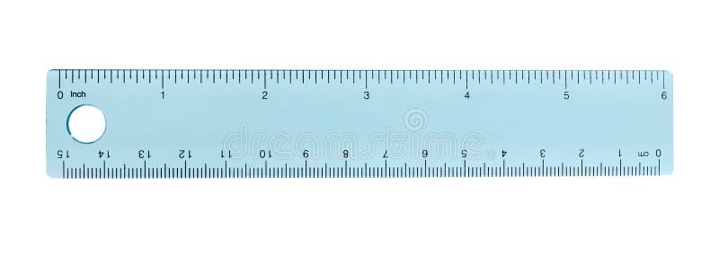 Realistisk Metallisk Linjal-, Framdel- Och Baksidasikt Vektor ...