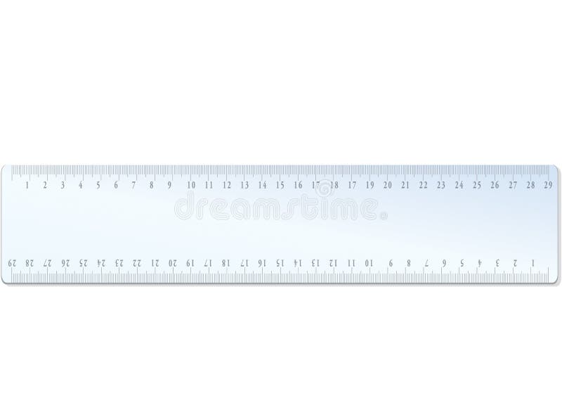 Linjal stock illustrationer. Illustration av linjal, millimeter - 25233676