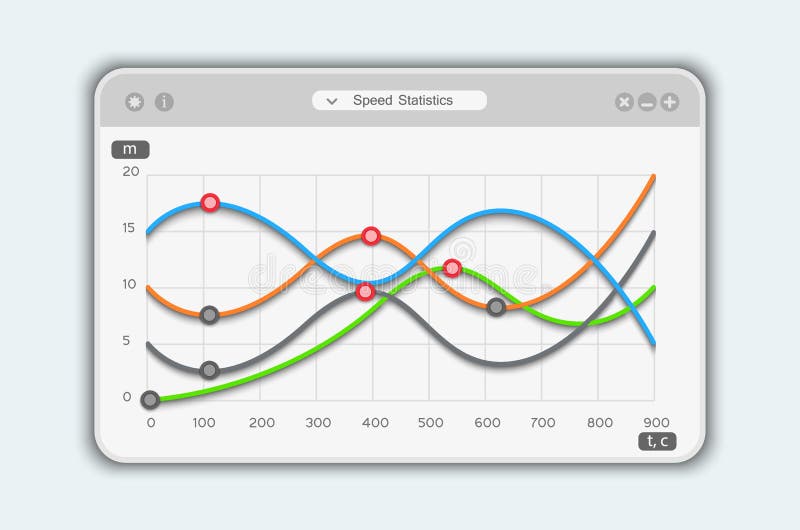 Linje Diagramdesign, Moderna Infographic Vektor Illustrationer ...