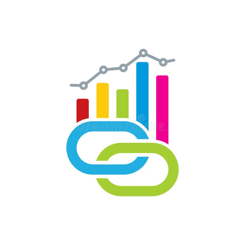 Link Analytic Logo Icon Design Stock Vector - Illustration of graph ...