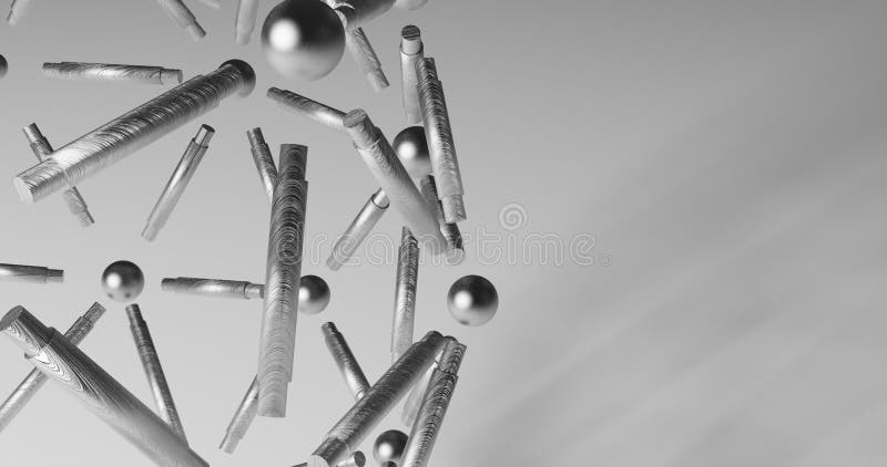 Link of Bodies. Geometric Shapes for a Sphere Stock Video - Video of ...