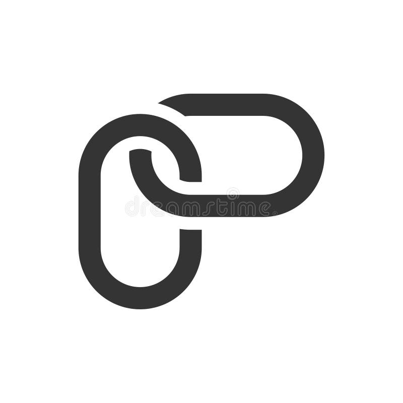 Link Building Icon stock vector. Illustration of link - 120395614