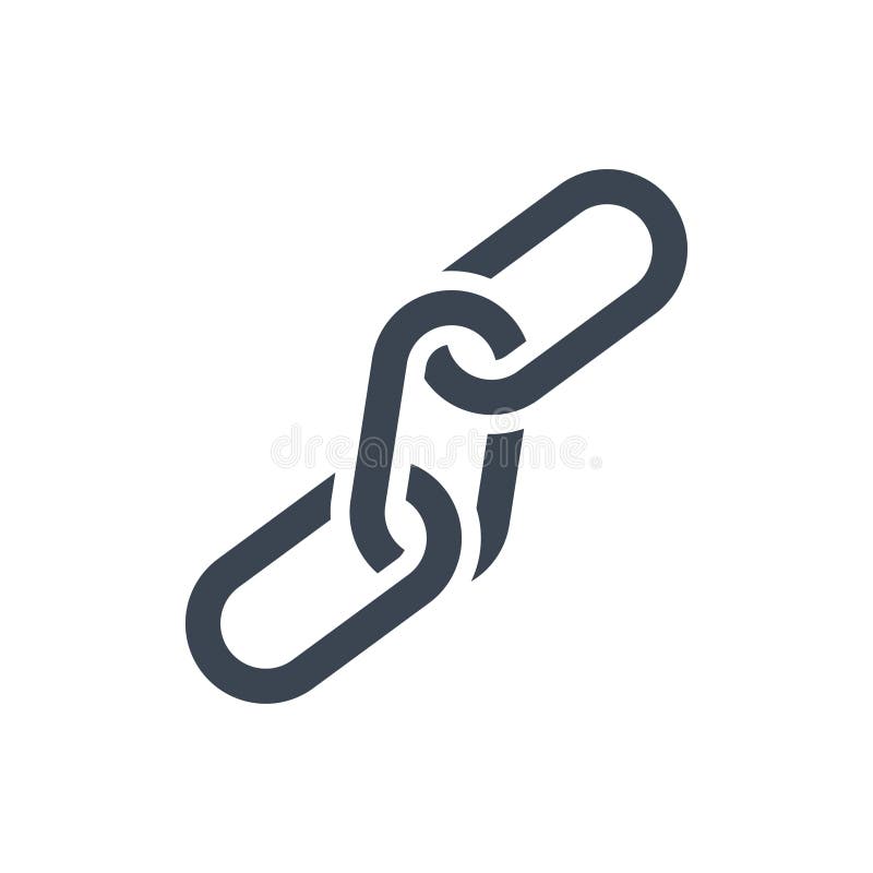 Link building icon stock vector. Illustration of sign - 184333508