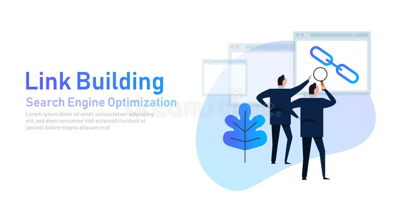 Link Building. Search Engine Optimization Create Back-link between ...