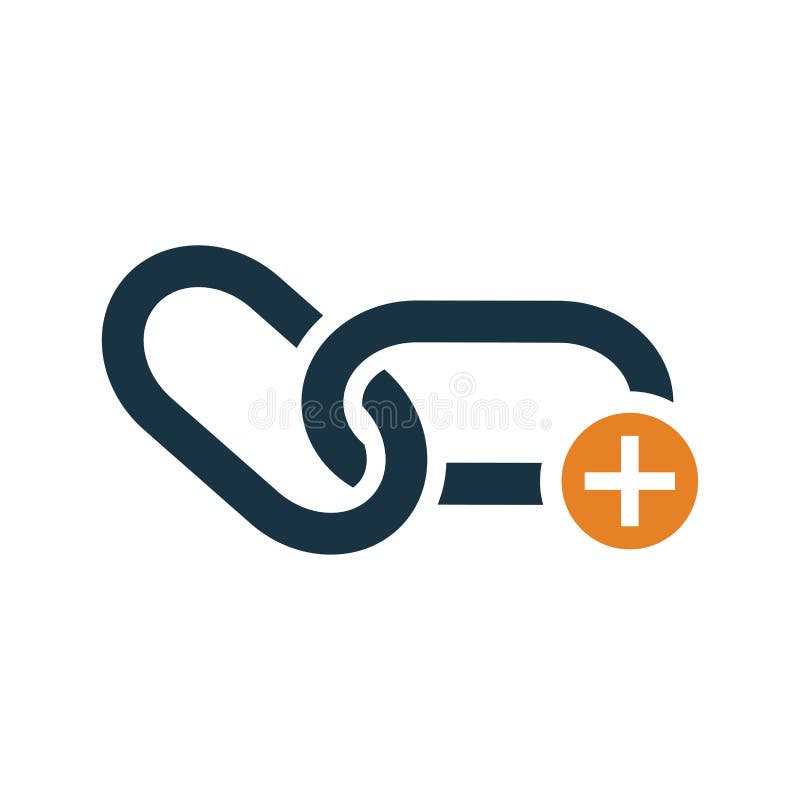 Link, Chain, Connect Icon. Simple Flat Design Concept Stock ...