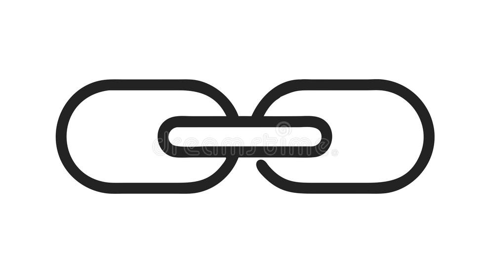 Link Chain Icon, Connection, Hyperlink, Unity, Vector Design Generative ...