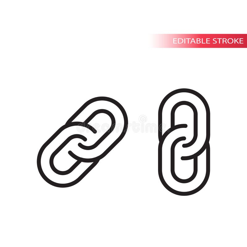 Link Outline Icon Editable Stroke Stock Illustrations – 1,783 Link ...