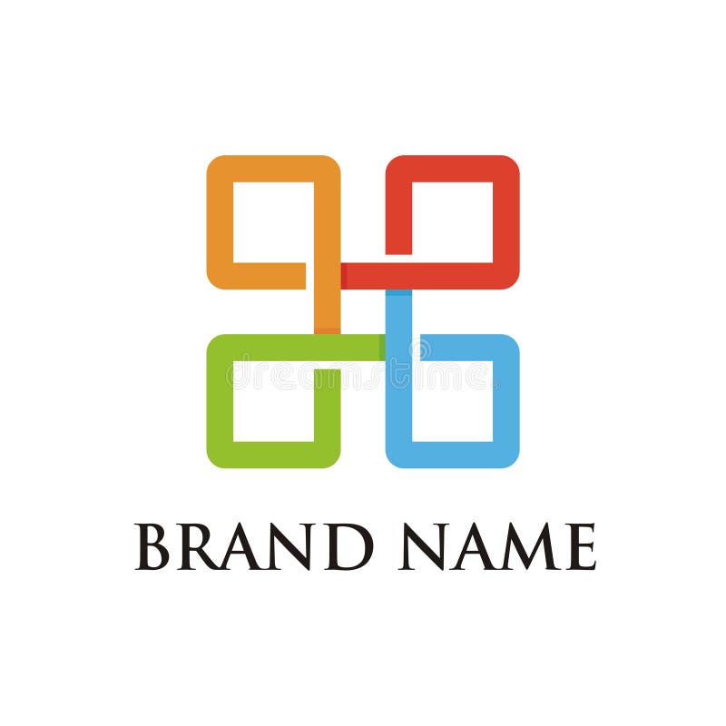 Connecting Squares Vector Stock Illustrations – 166 Connecting Squares ...