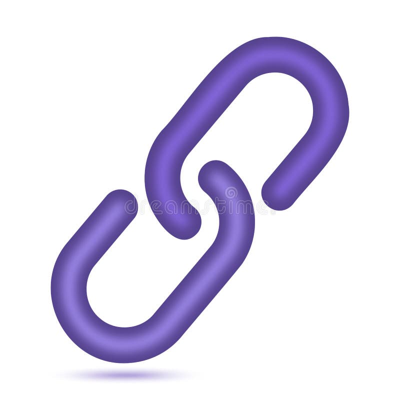 Link 3d icon stock vector. Illustration of connection - 240623477