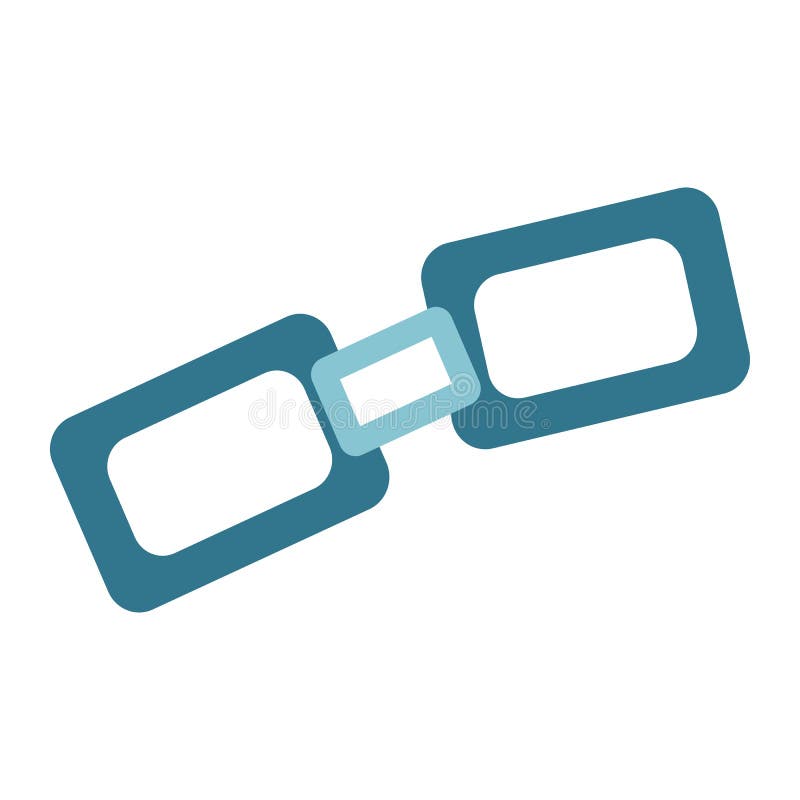 Link Solid Icon, Chain and Website Button Stock Vector - Illustration ...