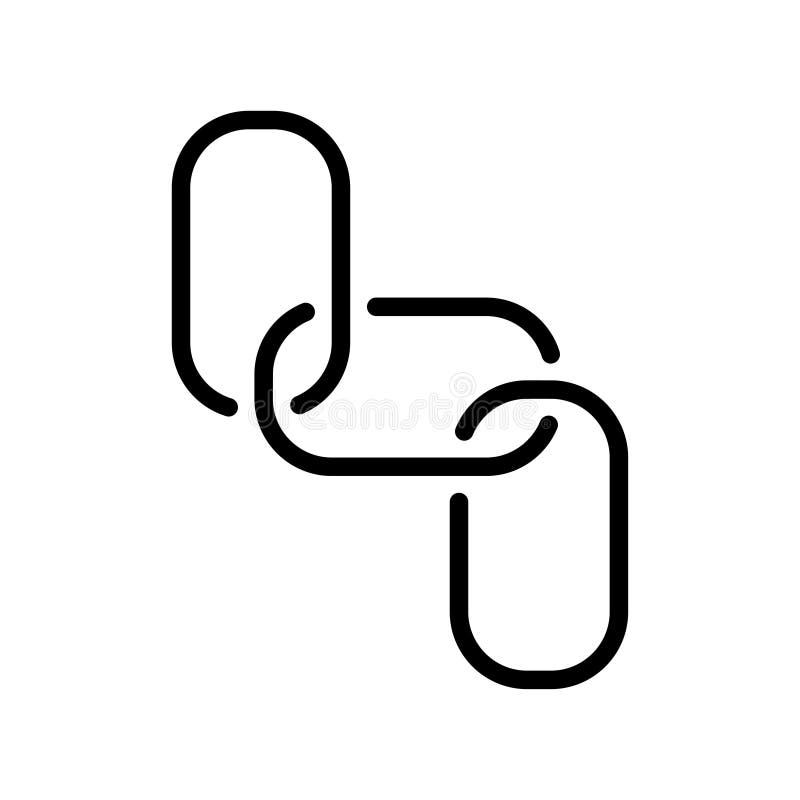 Hyperlink Icon or Logo Isolated Sign Symbol Vector Illustration Stock ...